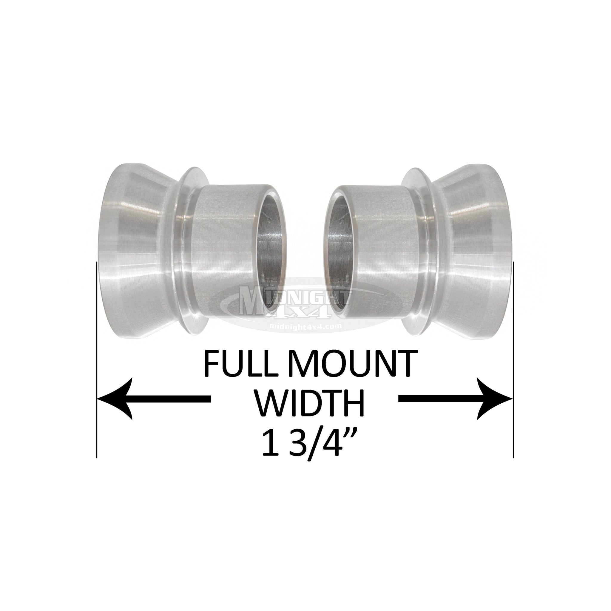 3/4" High Misalignment Spacers – Midnight 4x4