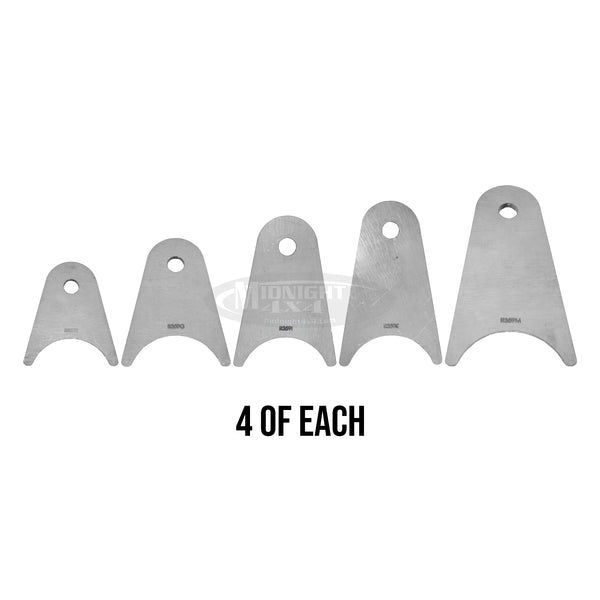 Large Radius Tab Kit - 20 Pieces – Midnight 4x4